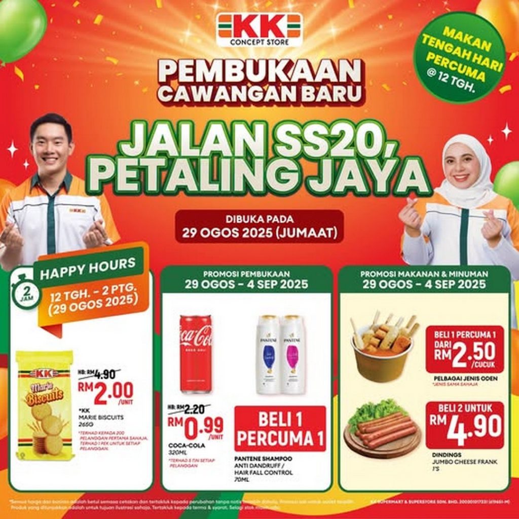 29 August 2025: KK Super Mart: New KK Concept Store Opening in Petaling ...