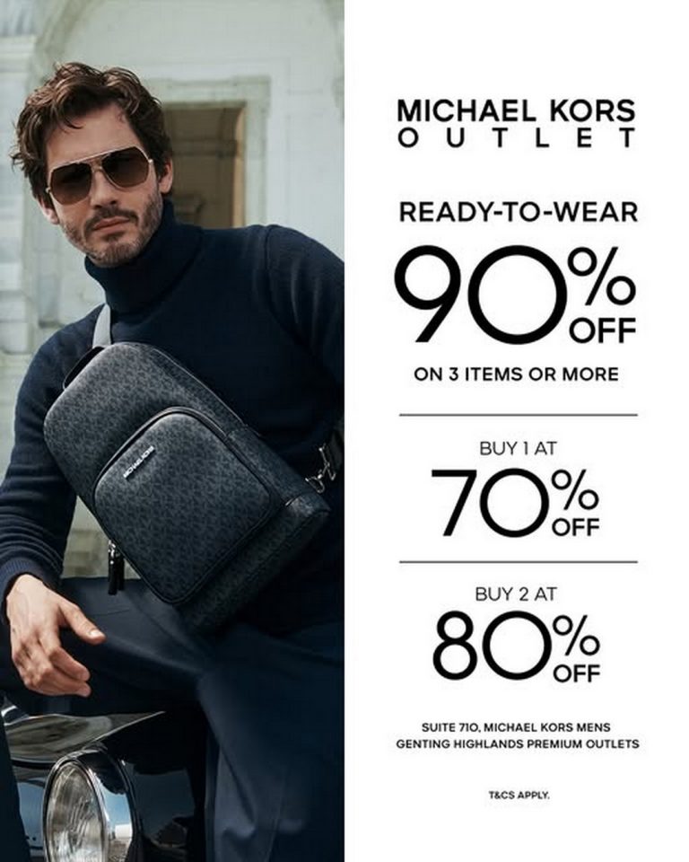 13 August-1 September 2025: Michael Kors Mens Special Sale, Massive ...