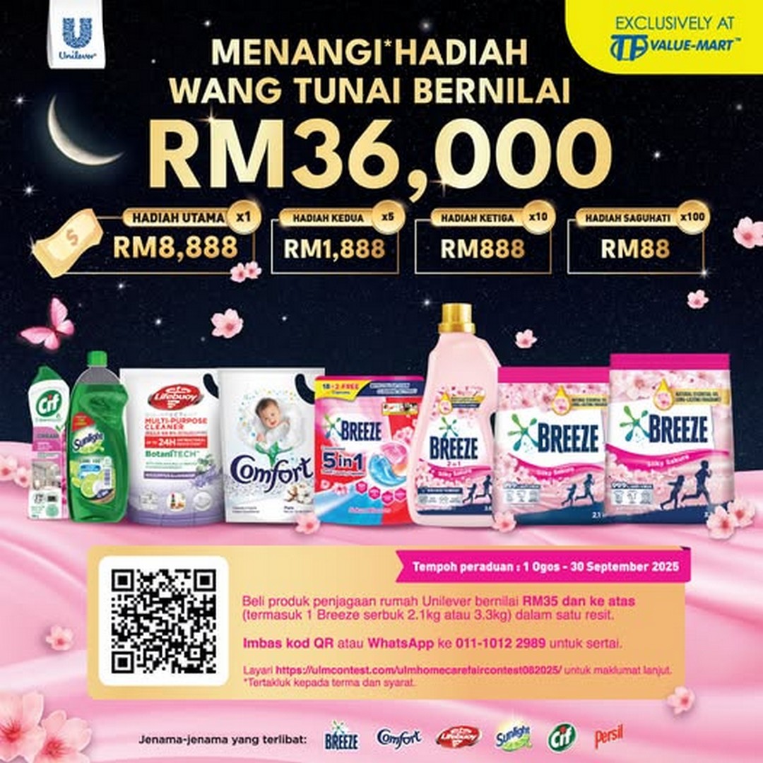 1 August–30 September 2025: TF Value-Mart – Spend & Win RM36,000 Cash ...