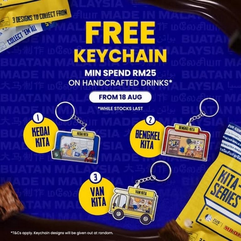 18 August 2025 onwards: ZUS Coffee Malaysia x MR.D.I.Y. Kita-Kita ...