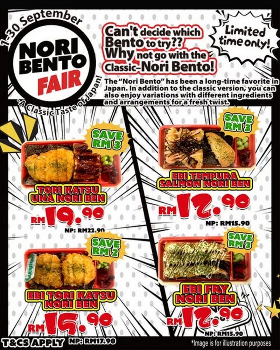 1-30 September 2025: DON DON DONKI Malaysia: NORI Bento Fair – Classic ...
