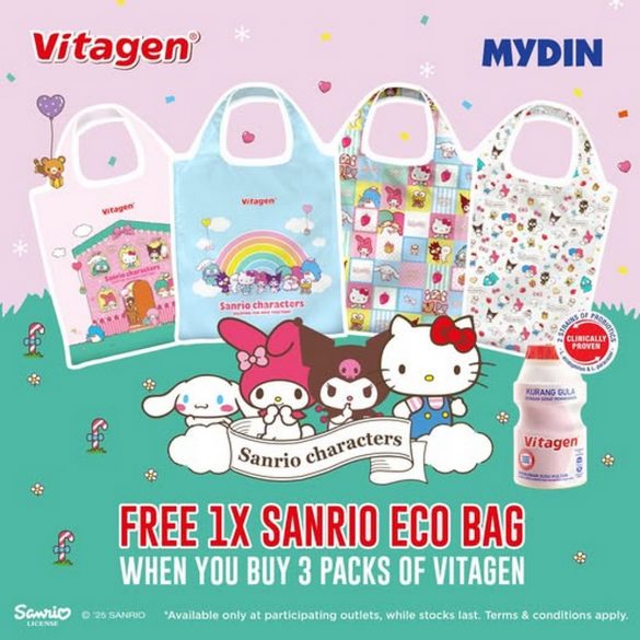 1-30 September 2025: MYDIN Malaysia Sanrio Eco Bag Giveaway with ...