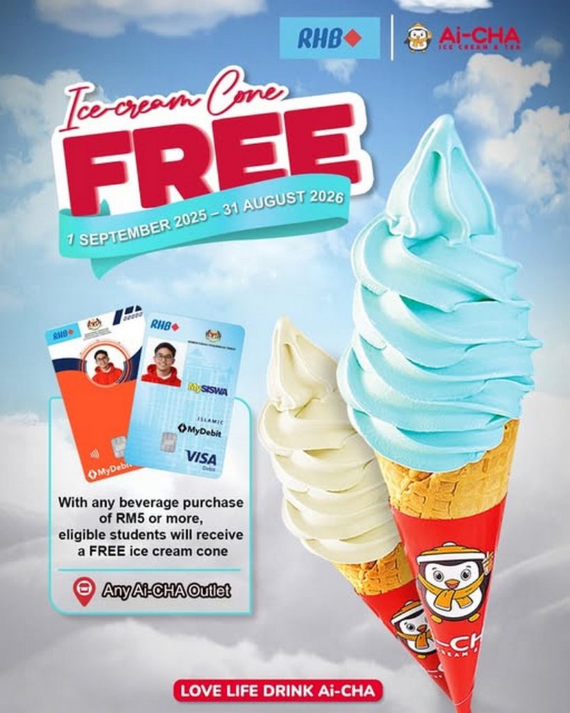 1 September 2025-31 August 2026: Ai-CHA Malaysia: Free Ice Cream ...