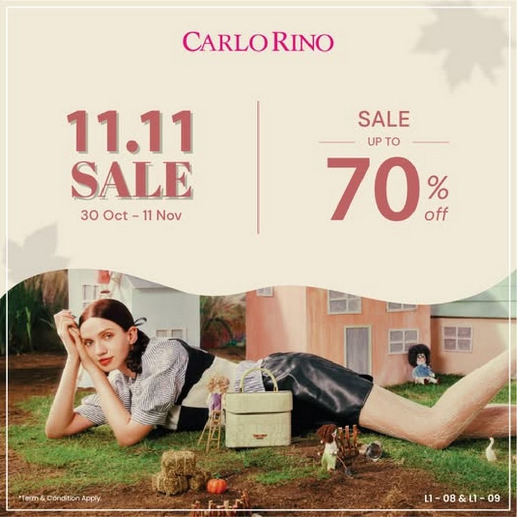 30 October–11 November 2025: Carlo Rino Double 11 Sale: Up to 70% OFF ...