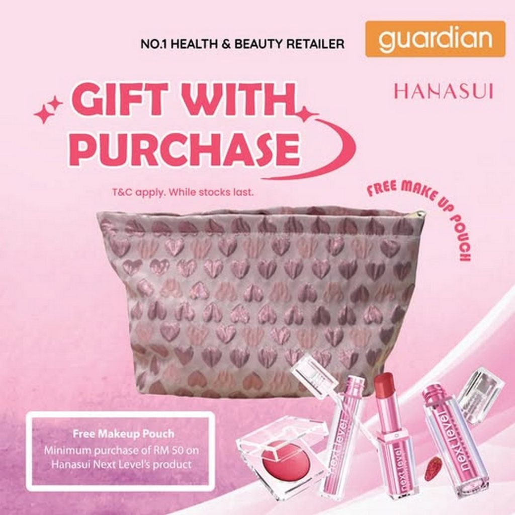 8-12 October 2025: Guardian Malaysia: Hanasui Next Level Gift with Purchase Promotion ...