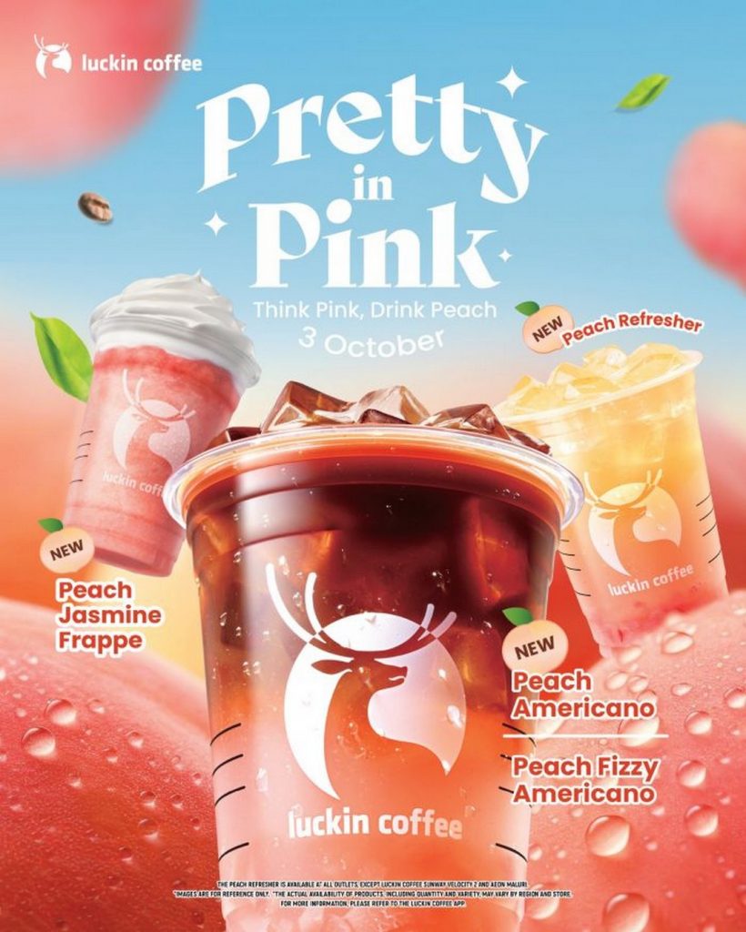 3 October 2025 onwards: Luckin Coffee Pretty in Pink Menu Launch ...