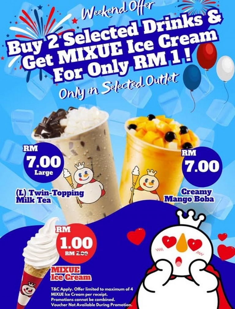 11-12 October 2025: MIXUE Malaysia: Sweet Weekend Treat Promotion with ...