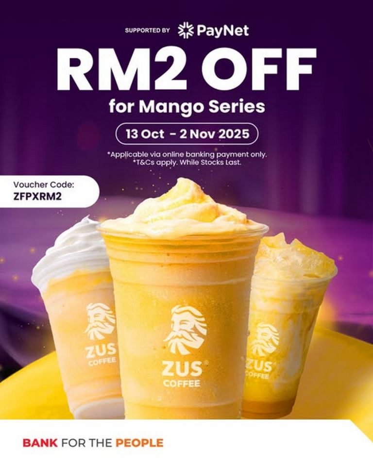 13 October-2 November 2025: Public Bank: RM2 Off Mango Series Drinks ...
