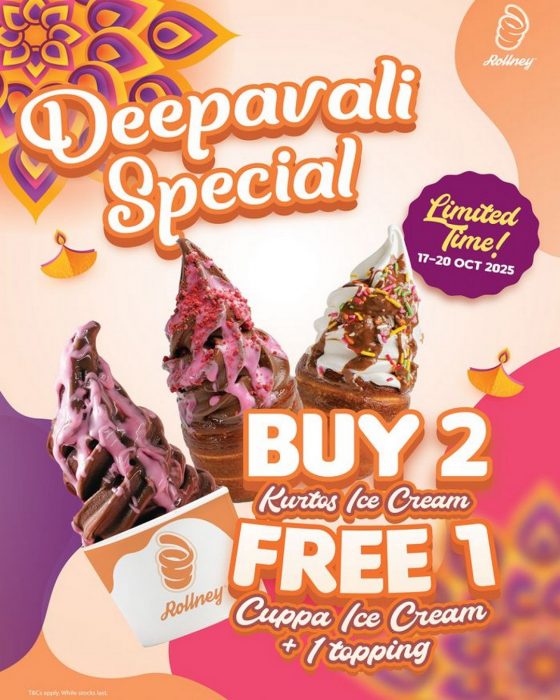 17-20 October 2025: Rollney Sunway Carnival Mall: Deepavali Ice Cream ...