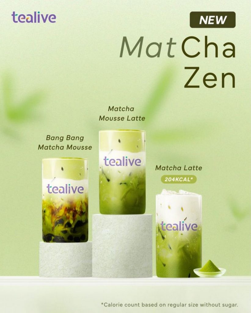 8 October 2025 onwards: Tealive Malaysia: Introducing Matcha Zen Series ...