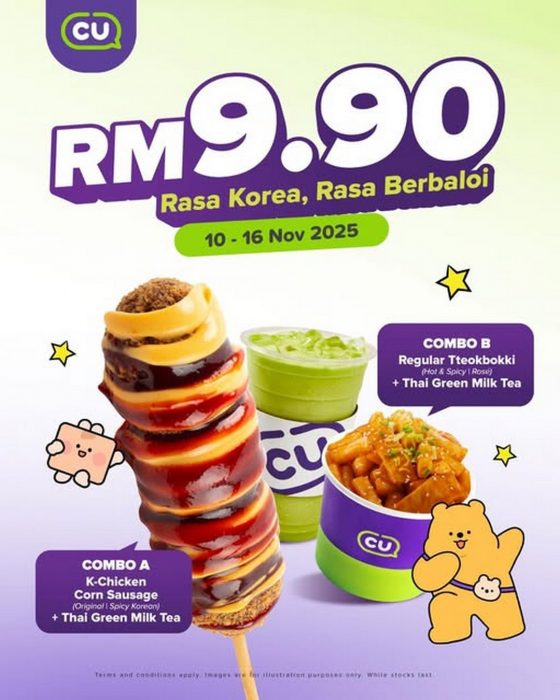 10-16 November 2025: CU Malaysia: RM9.90 Korean Combo Promotion, Limited Time Offer ...