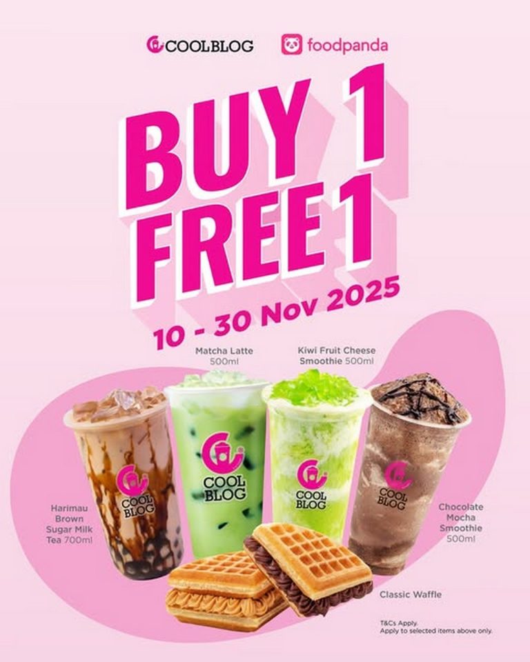 10-30 November 2025: Coolblog Malaysia: Buy 1 Get 1 FREE Smoothie ...