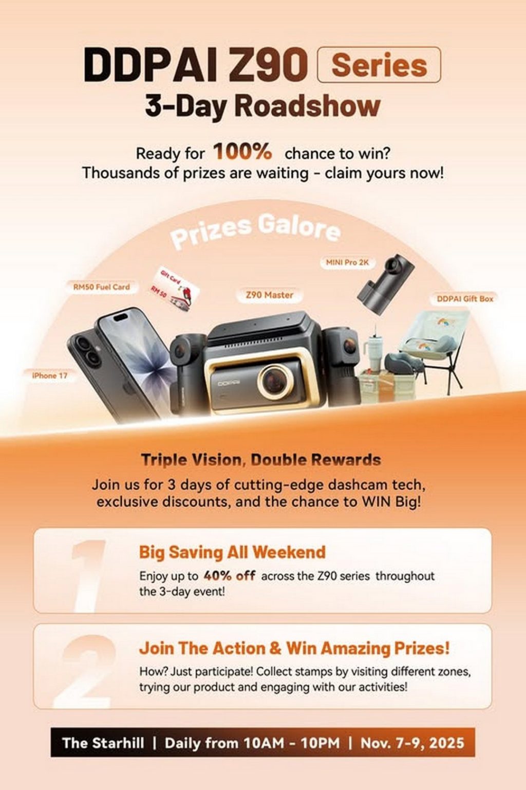 7–9 November 2025: DDPAI Malaysia Z90 Series Roadshow: Exclusive Car ...