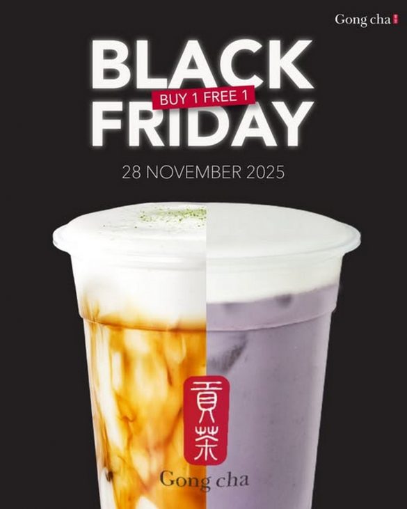 28 November 2025: Gong Cha Malaysia: Buy 1 Free 1 Drinks Promotion for ...