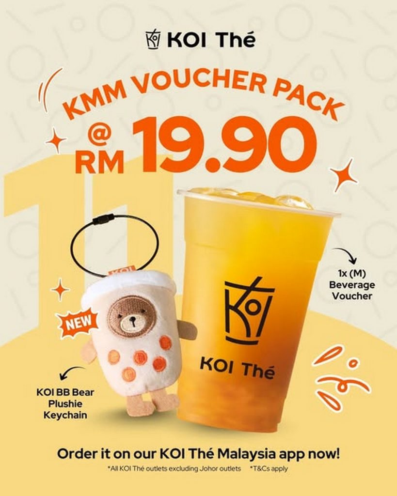3 November 2025 onwards: KOI Thé Malaysia: Limited-Time KMM Voucher ...