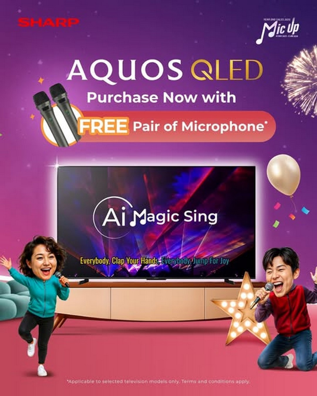 10 November 2025-11 January 2026: Onking Malaysia: SHARP Mic Up Year ...