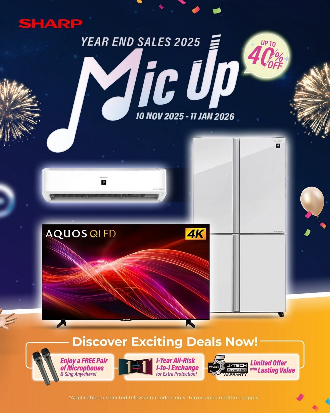 10 November 2025-11 January 2026: Onking Malaysia: SHARP Mic Up Year ...