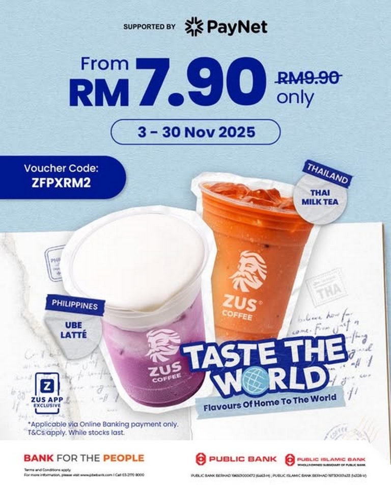 3-30 November 2025: Public Bank ZUS Coffee Promotion: Enjoy Signature ...