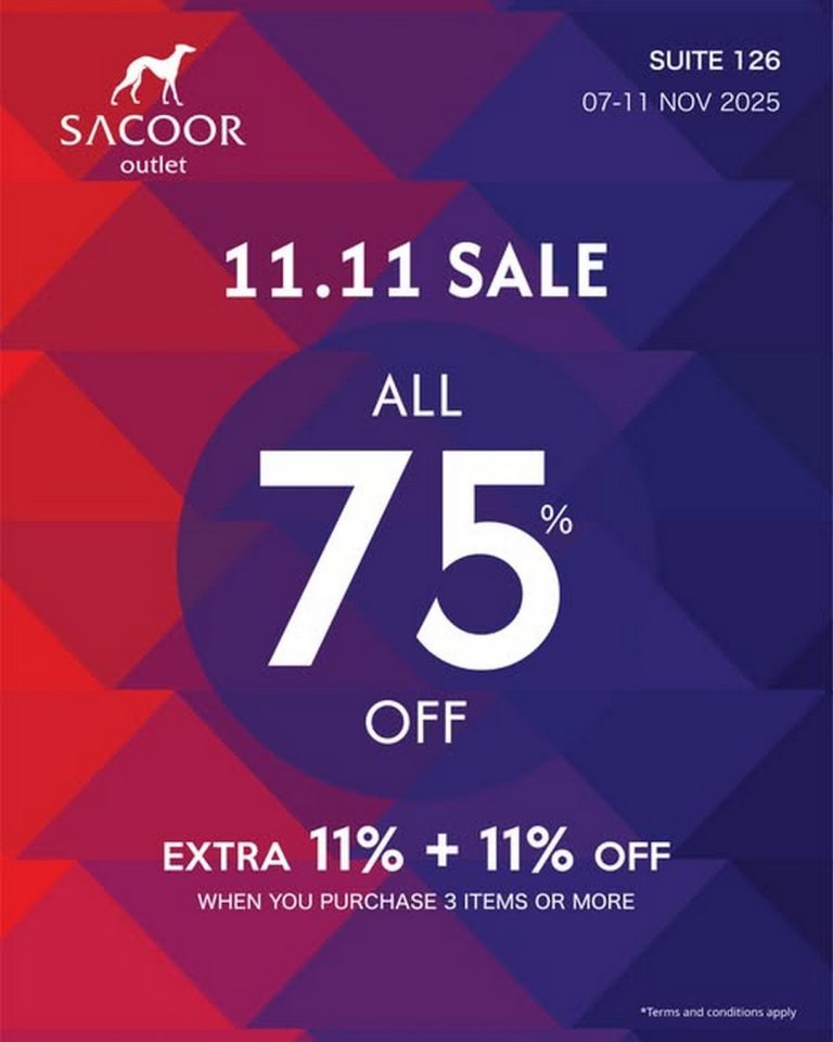 7-11 November 2025: Sacoor Outlet Special Sale: Huge Discounts on ...