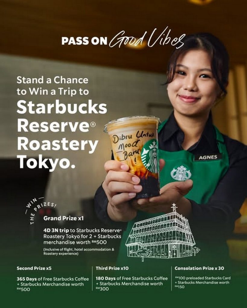 12 November 2025 onwards: Starbucks Malaysia Good Vibes Campaign: Share ...