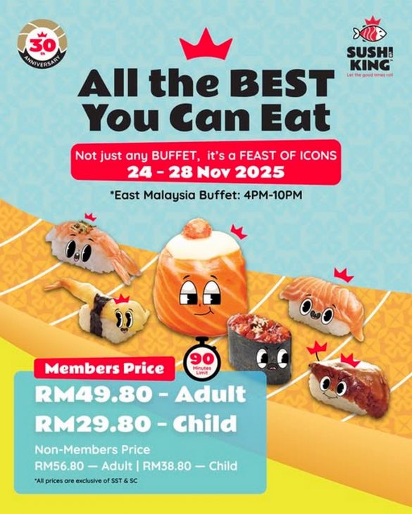 24-28 November 2025: Sushi King Malaysia: All-You-Can-Eat Buffet ...