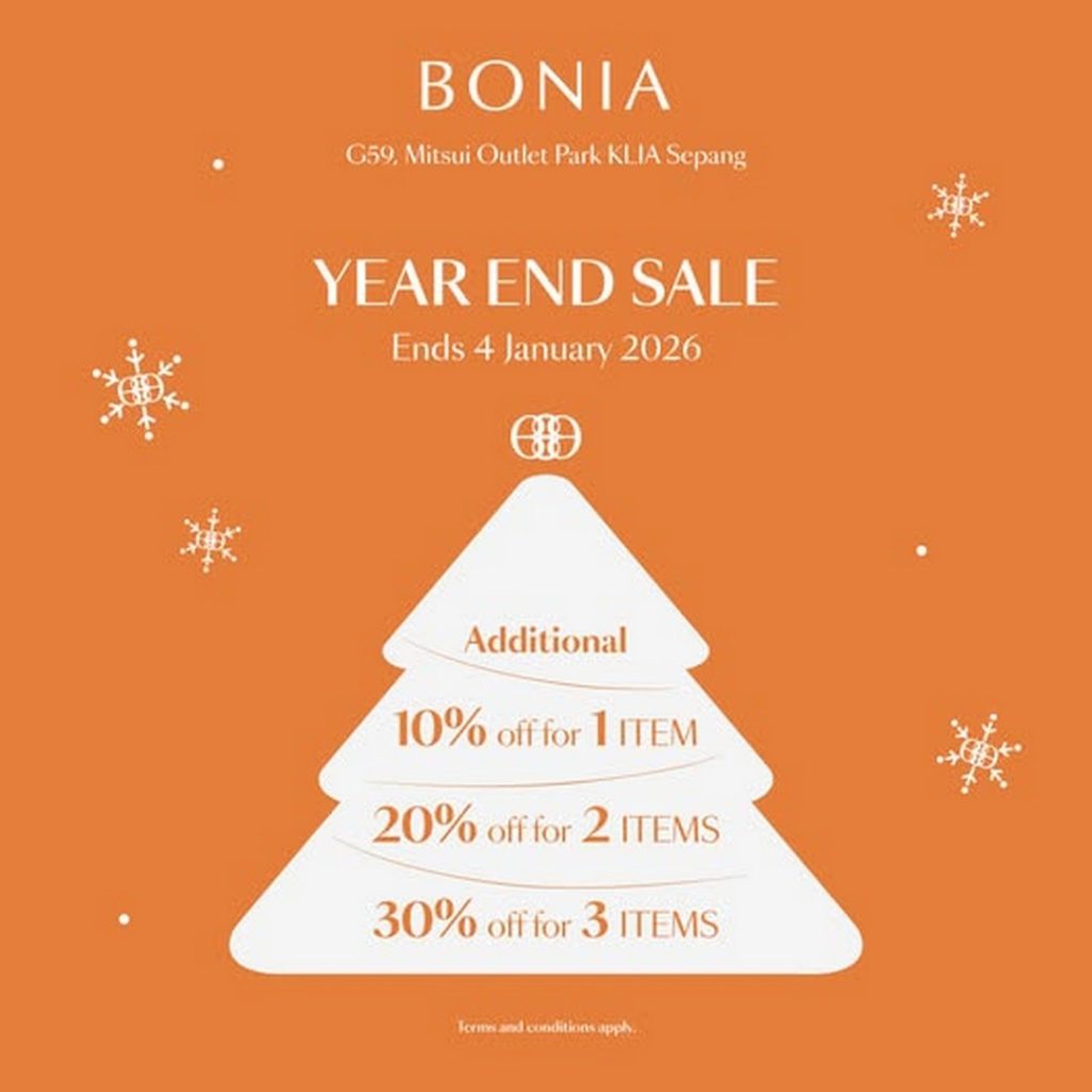 1 December 2025–4 January 2026: BONIA Malaysia Year End Sale ...