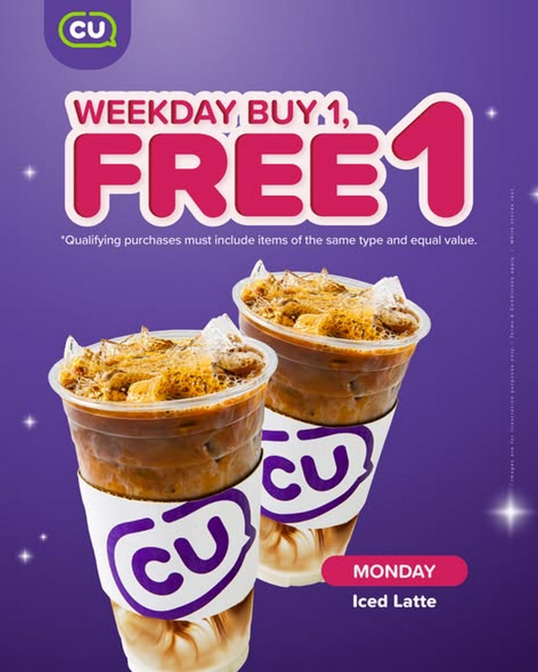 1 December 2025 onwards: CU Malaysia: Weekday Buy-One-Get-One Deal Promotion, Exclusive Limited ...