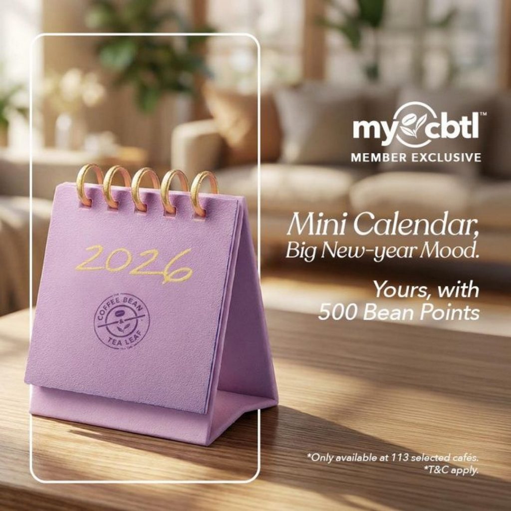 30 December 2025-3 January 2026: Coffee Bean & Tea Leaf: MyCBTL Mini ...