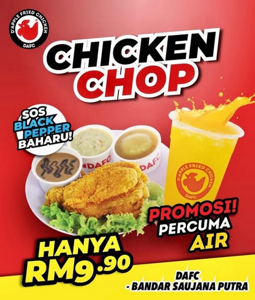 7-14 December 2025: D'Apple Fried Chicken: Black Pepper Chicken Chop ...