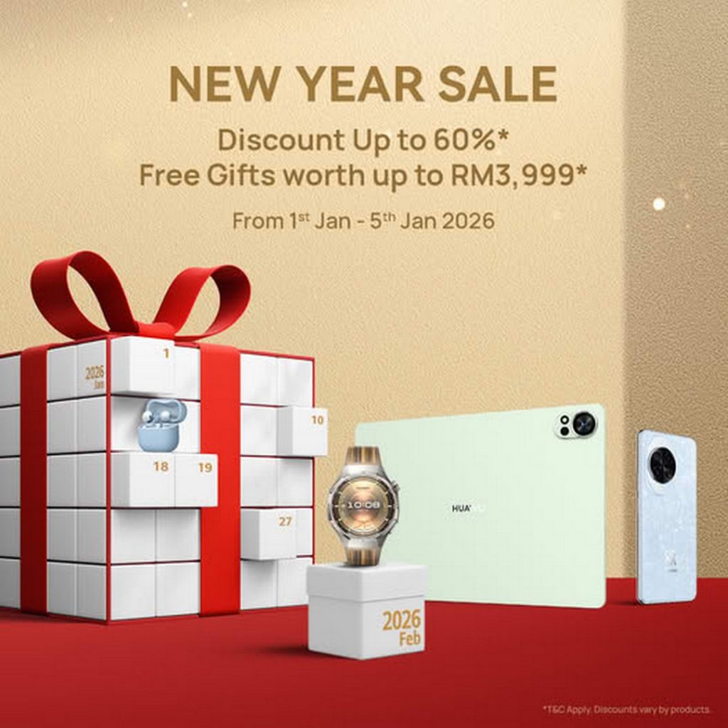 1-5 January 2026: Huawei Malaysia: Mega Tech Upgrade Sale: Up to 60% ...