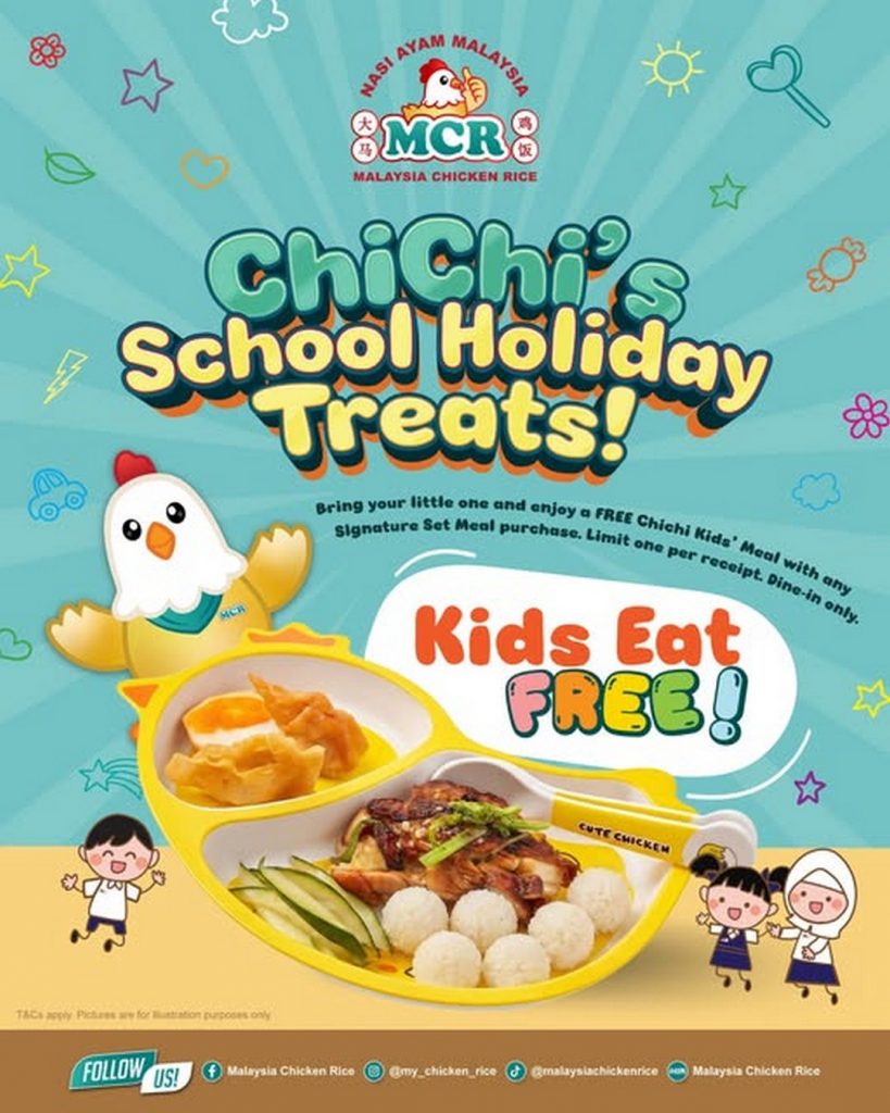 20 December 2025 – 11 January 2026: Malaysia Chicken Rice: Free Kids ...