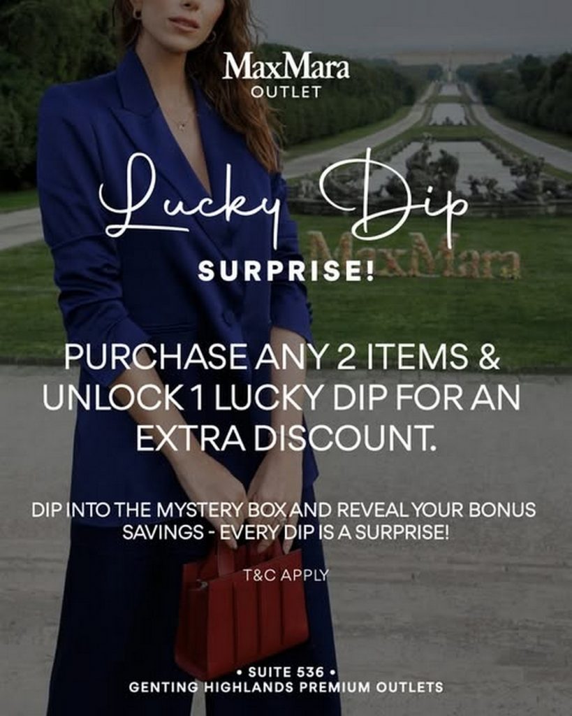 1-31 December 2025: Max Mara Special Sale: Exclusive Lucky Draw ...
