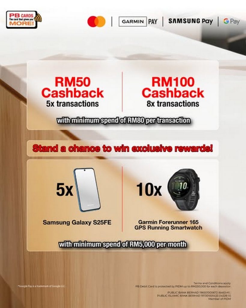 25 November 2025 – 24 March 2026: Public Bank: PB Mastercard Cash Back ...