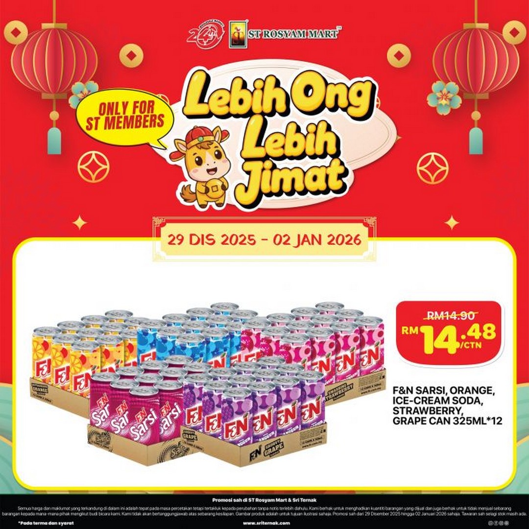 29 December 2025-2 January 2026: ST Rosyam Mart: Chinese New Year Soft ...