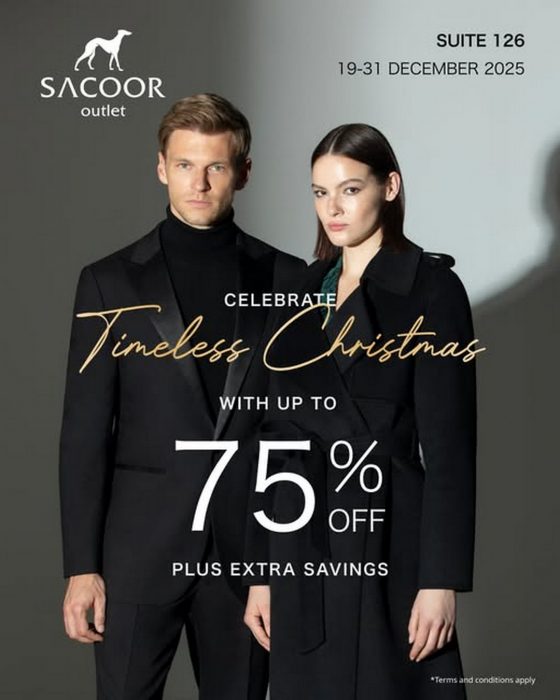19-31 December 2025: Sacoor Outlet: End-of-Year Special Sale with Up to ...