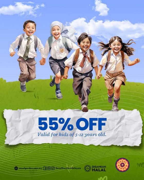 Now till 31 March 2026: Seoul Garden Malaysia Kids Dining Discount ...