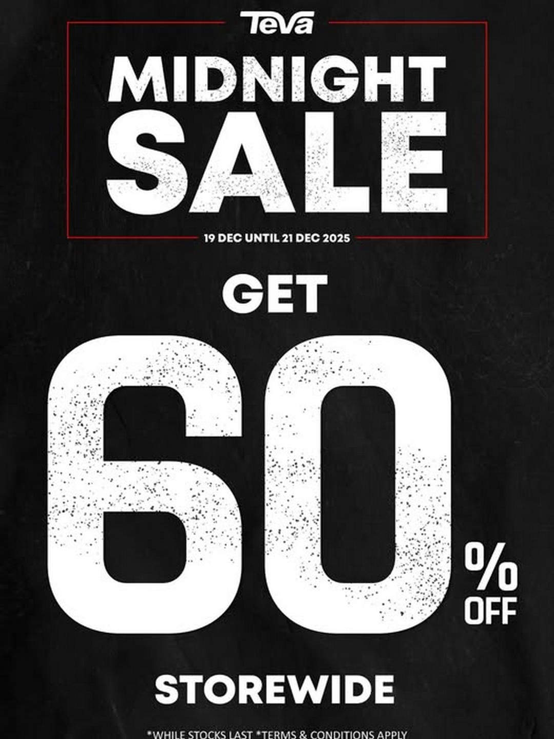 19-21 December 2025: Teva Malaysia: Midnight Sale – 60% Off Storewide ...