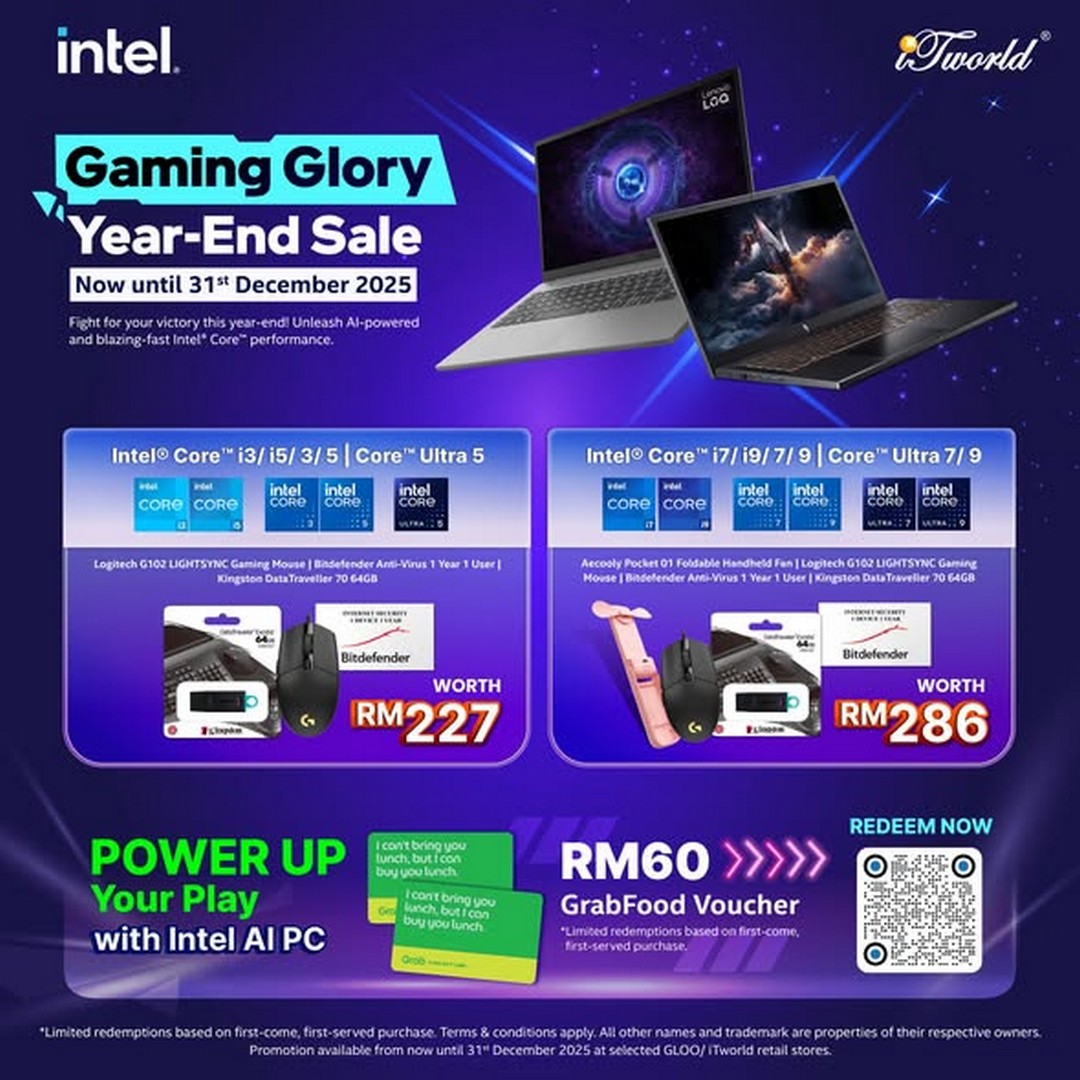 Now till 31 December 2025: iTworld: Gaming Glory Year-End Sale ...