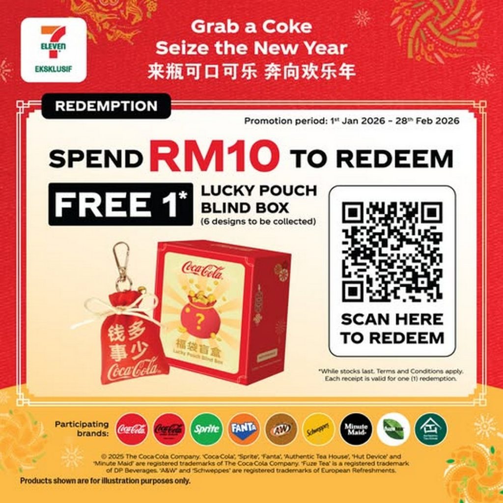 Now till 28 February 2026: 7-Eleven Malaysia: FREE Coca-Cola Lucky ...