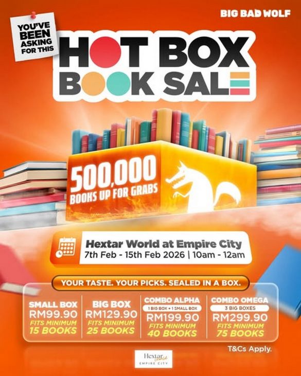 7-15 February 2026: Big Bad Wolf Books: Hot Box Book Sale – Pack More ...