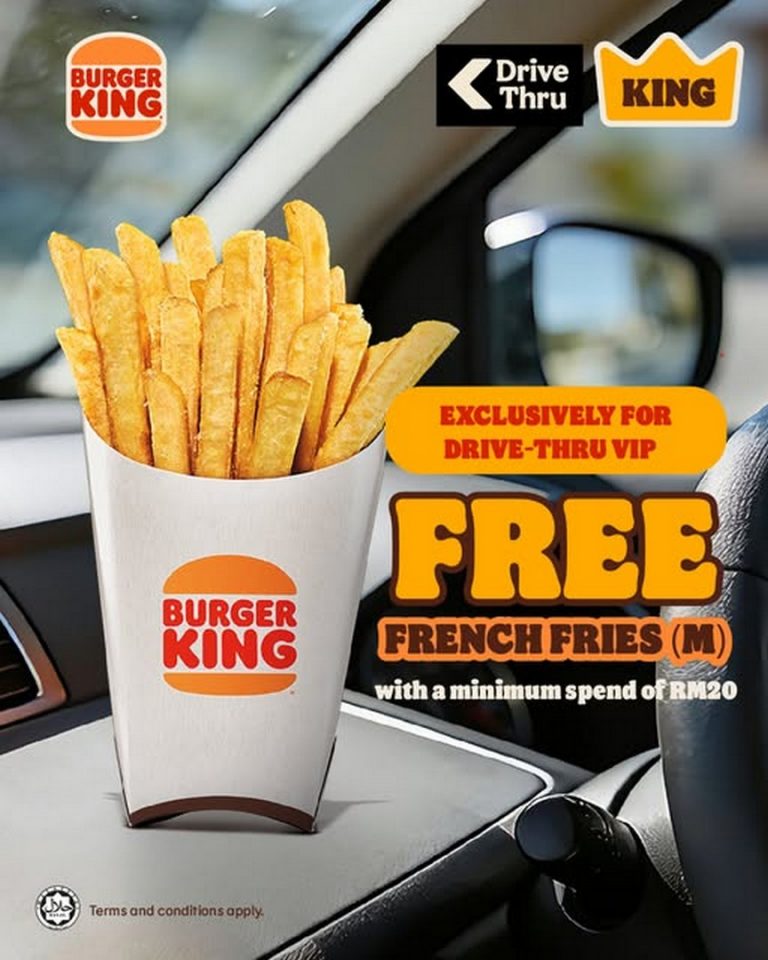 5 January 2026 onwards: Burger King Malaysia: Spend RM20 and Enjoy FREE ...
