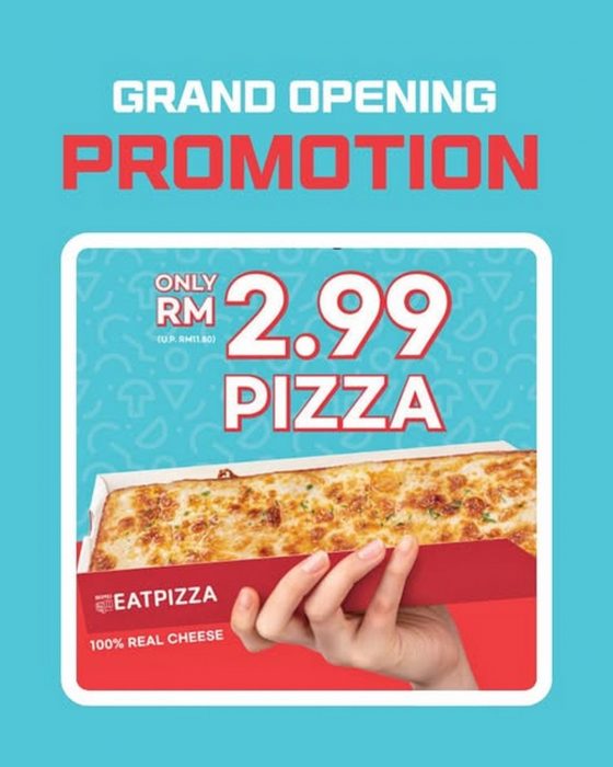 9 January 2026: Eat Pizza Malaysia: RM2.99 Opening Day Pizza Promotion ...