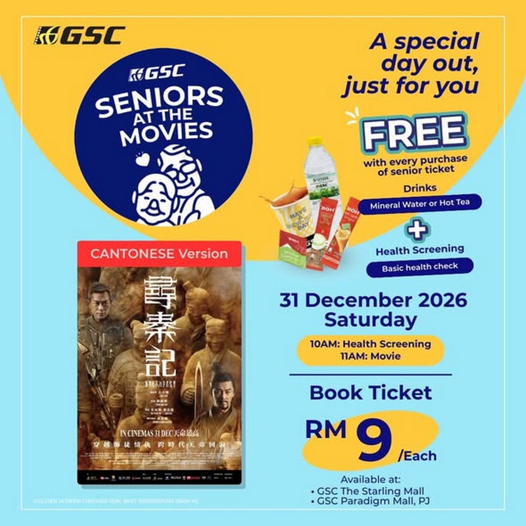 31 January 2026: GSC Seniors at the Movies – Free Health Screening ...