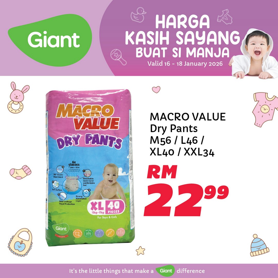 16–18 January 2026: Giant Malaysia Baby Essentials Promotion ...