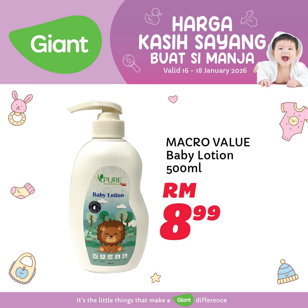 16–18 January 2026: Giant Malaysia Baby Essentials Promotion ...