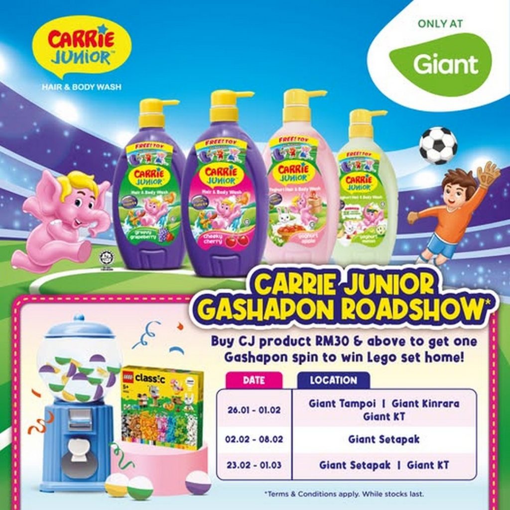 26 January-1 March 2026: Giant Malaysia: Carrie Junior Bath Time Fun ...