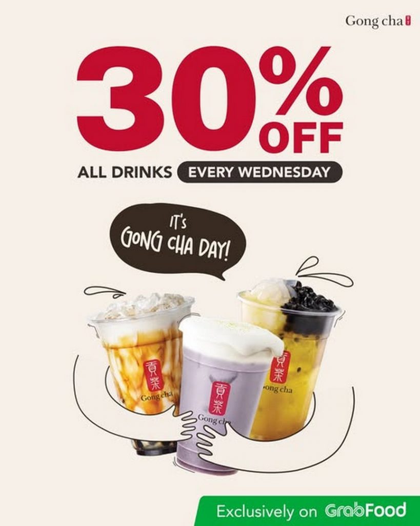 28 January 2026 onwards: Gong Cha Malaysia: Sip Happy from Home with 30 ...