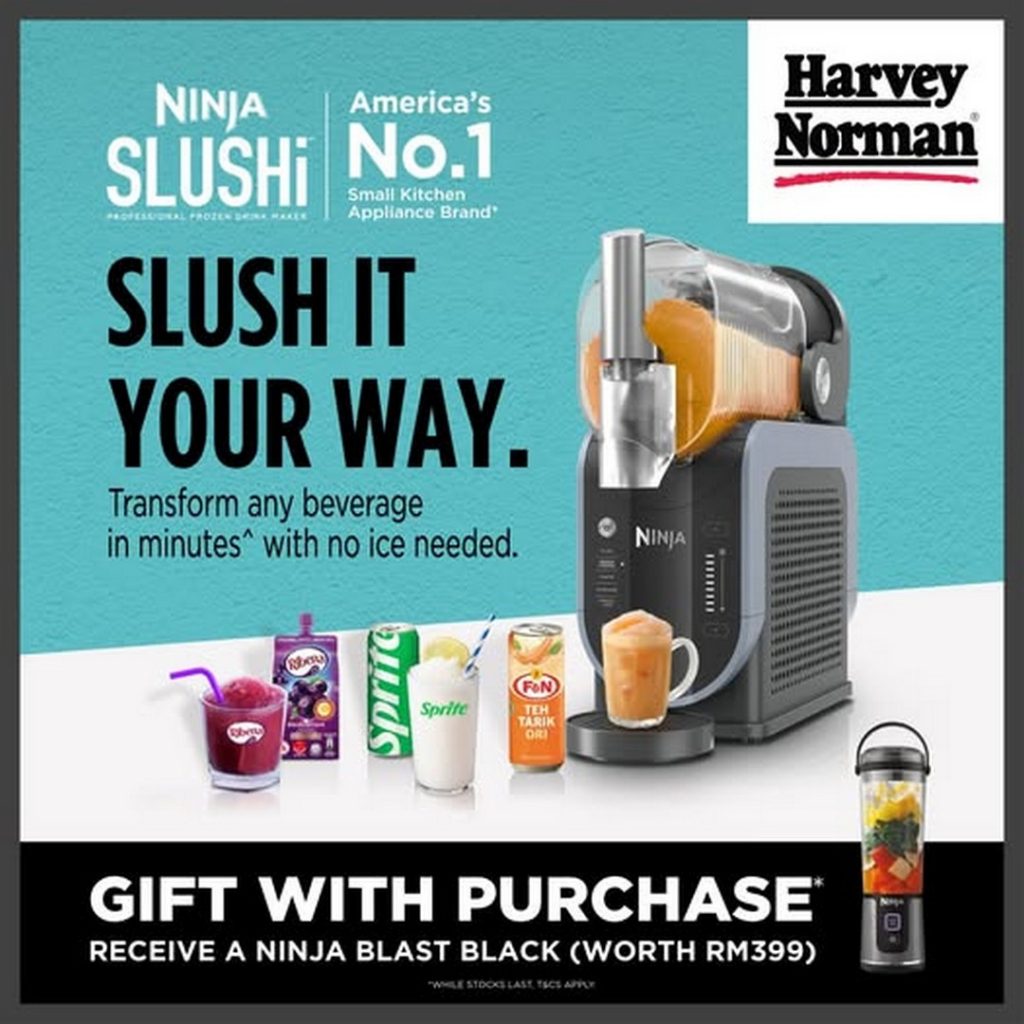 21 January 2026 onwards: Harvey Norman Malaysia: Ninja SLUSHi Maker ...