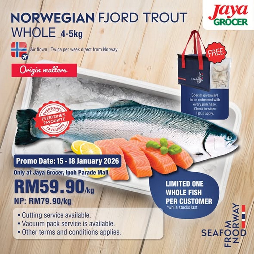 15-18 January 2026: Jaya Grocer: Seafood Weekend Deals: Sale on ...