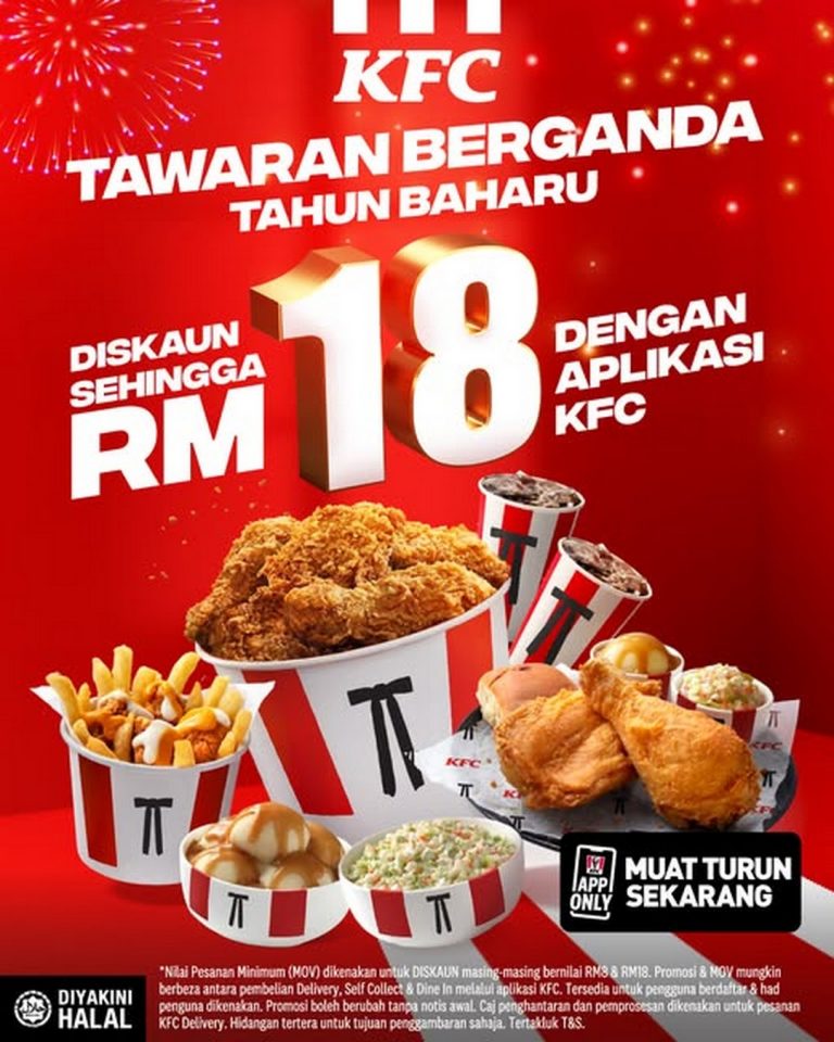 13 January 2026 Onwards: KFC Malaysia: Enjoy Up to RM18 OFF with KFC ...